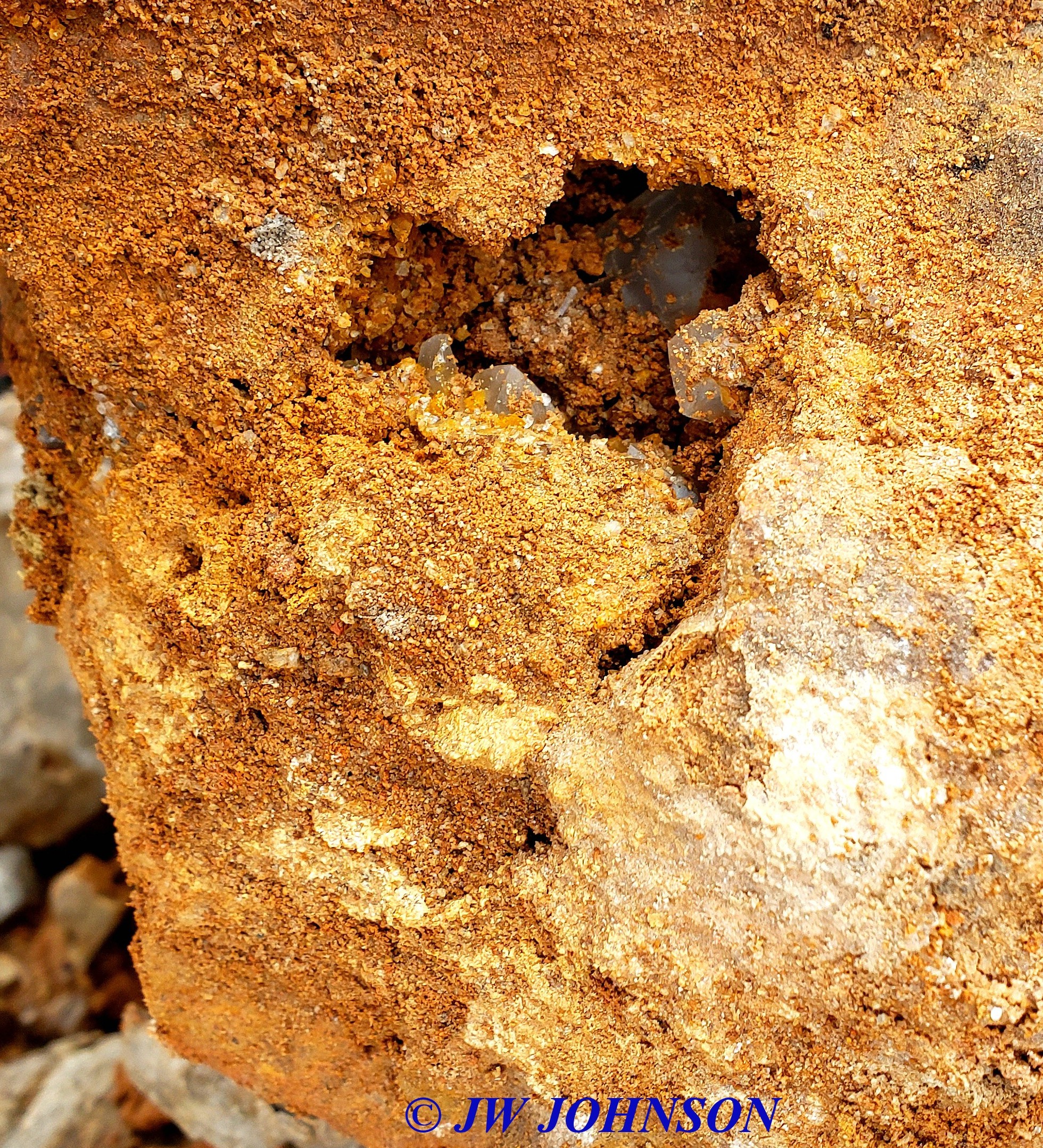 101948 Calcite & Dolomite Vug in Boulder | JWJ Rocks